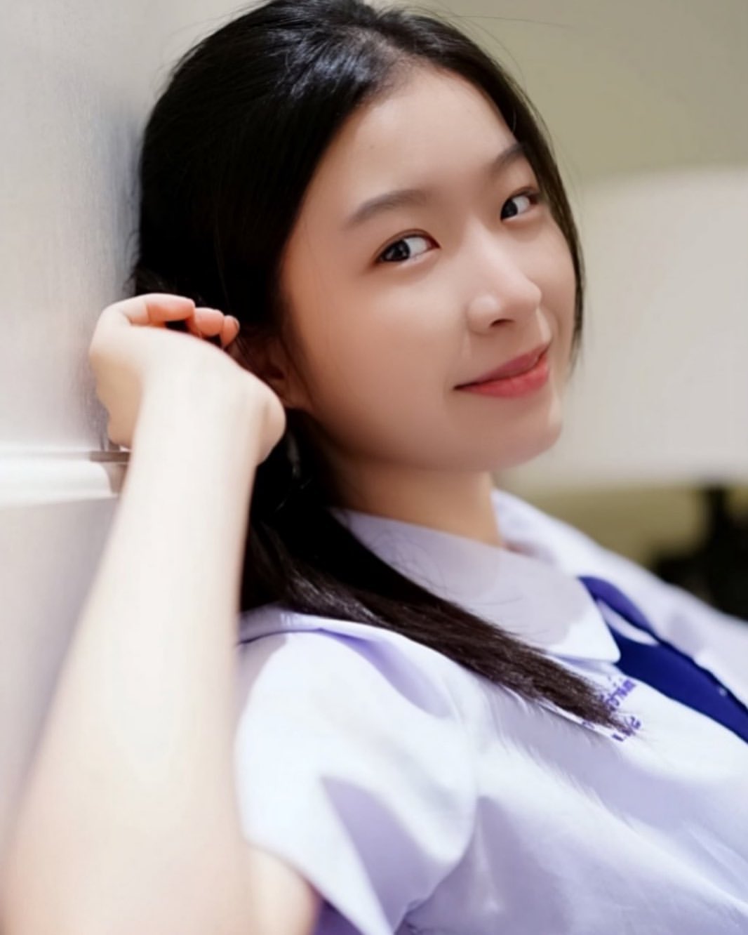 Stang BNK48 น้องสตางค์ในชุดนักเรียน ( 4 รูปสดใส )