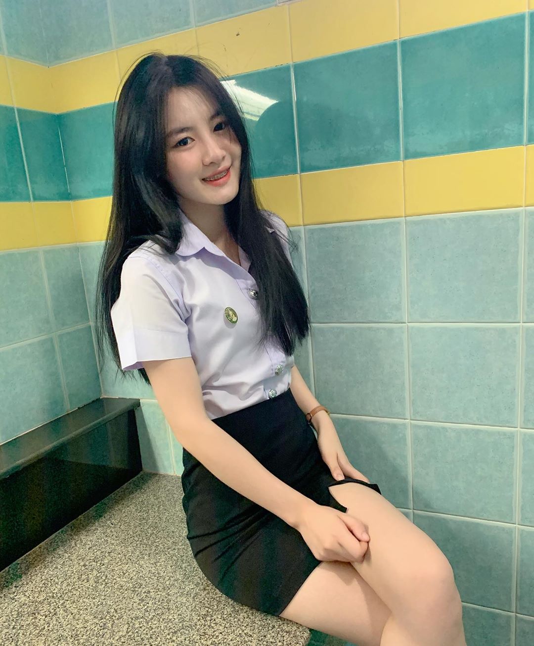 นักศึกษาขาวๆ หลังเลิกงาน 1 set (น้องบี)