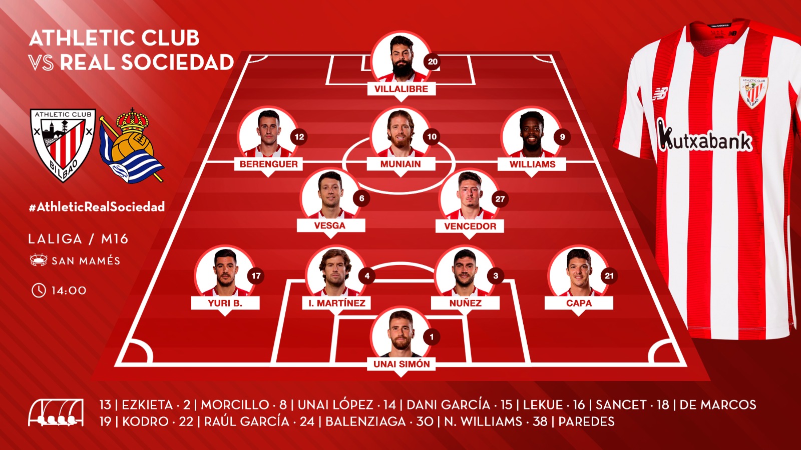 [Basque Derby] Athletic Club vs Real Sociedad