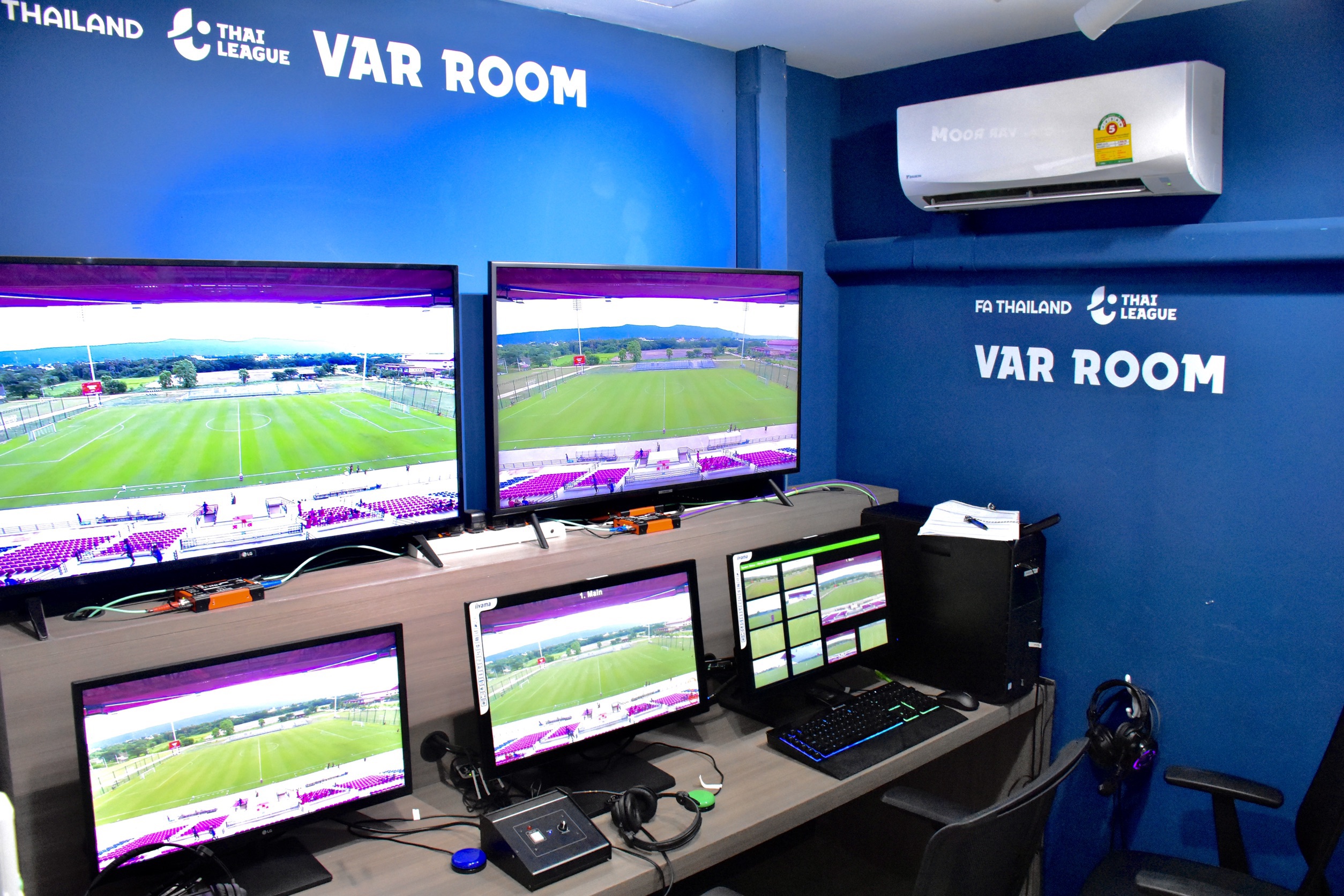 เตรียมพร้อม! ฝ่ายพัฒนาเปาตระเวนเช็กระบบ VAR 3 ทีมน้องใหม่ไทยลีก