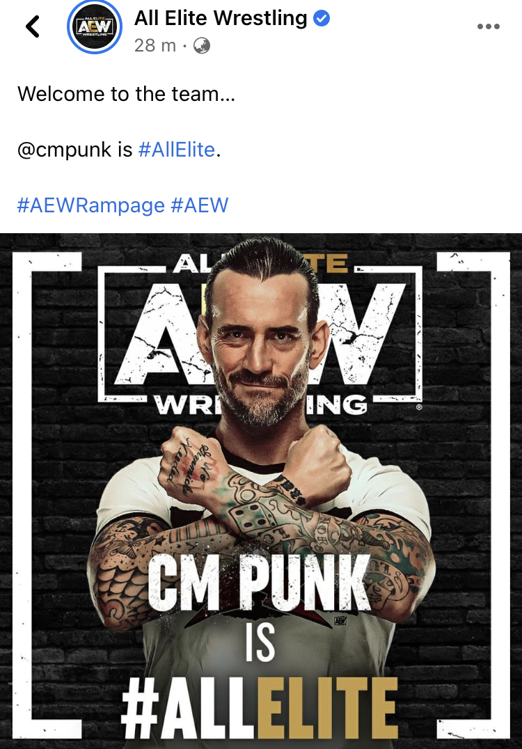 Breaking!! CM Punk is back