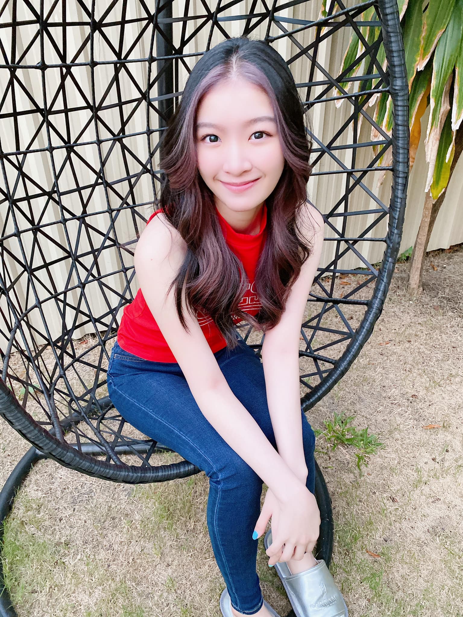 Stang BNK48 ( สตางค์ ) ม่วงๆ แดงๆ