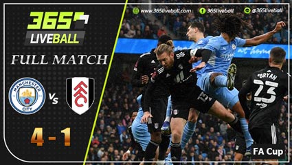 Full Macth แมนฯ ซิตี้4-1ฟูแล่ม และคู่อื่นๆ ครบทุกลีก