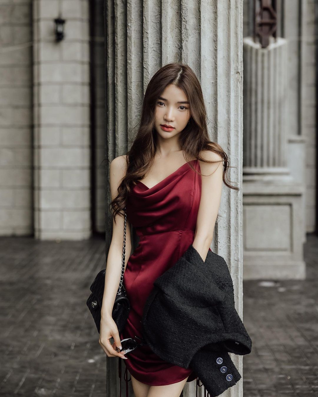 น้องอนัน anun_ssn1 เดรสแดง 6 รูป