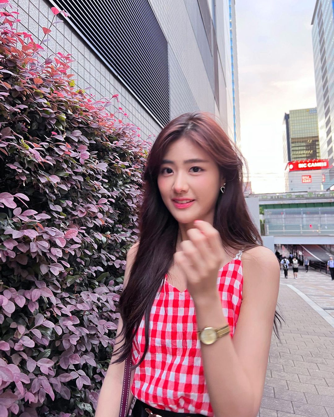 จีจี้ BNK48 6 รูป ลายสก็อต น่ารักก