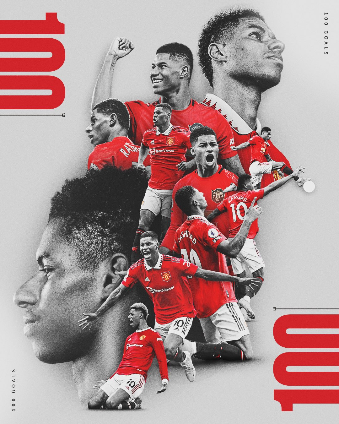 [MUFC] Rashford 100 goals for United!