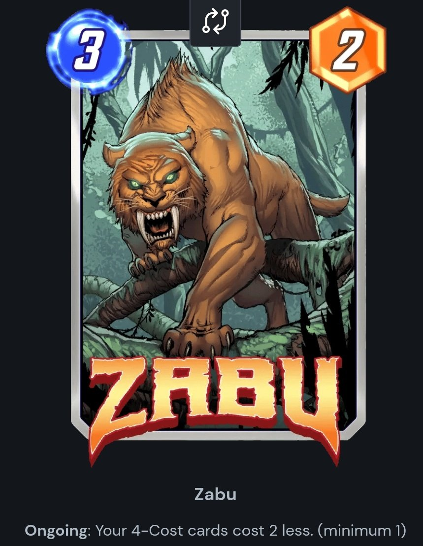 (marvel snap) การ์ด btp ใหม่ zabu