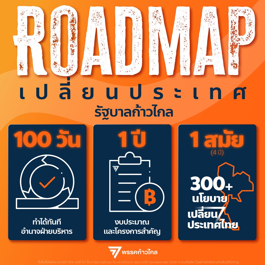 พรรคก้าวไกล เป็นพรรคที่มีพิมพ์เขียวในการทำงานที่ชัดเจน