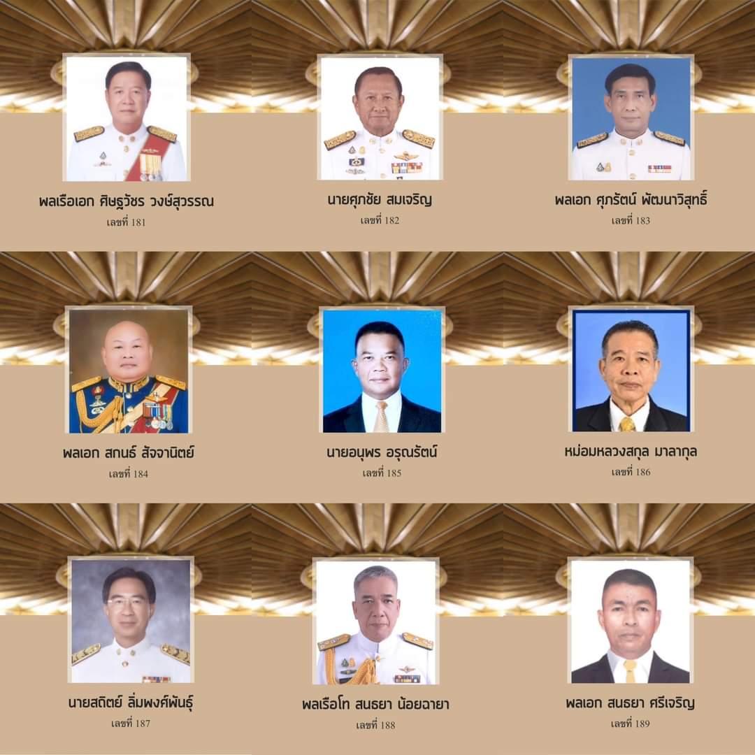 รายชื่อและหน้าตา สว 250 คน
