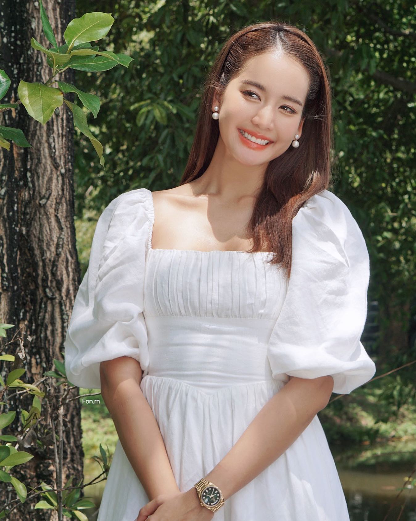 โบว์ เมลดา 1 Set ชุดสีขาว