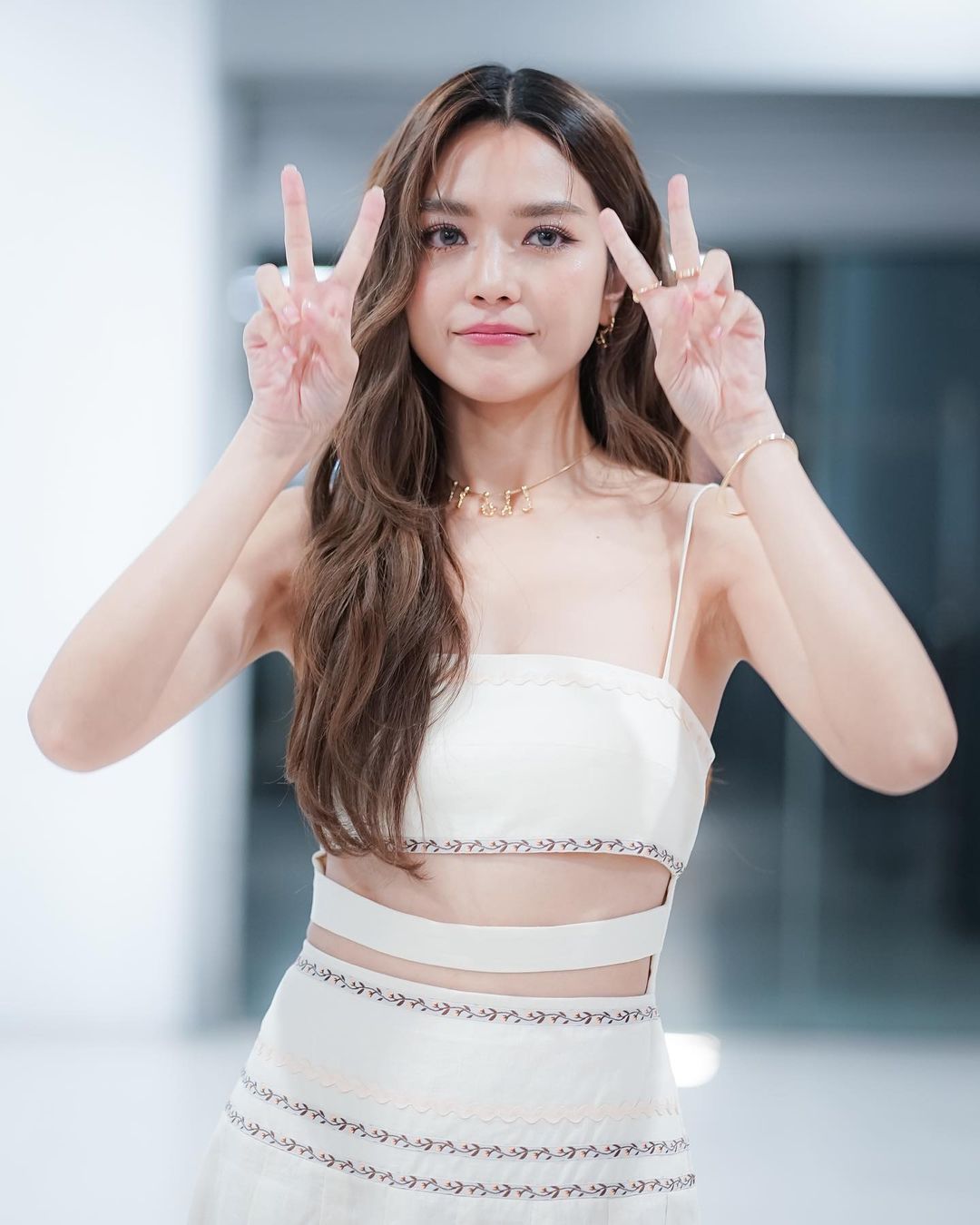 ปรางค์ ladiiprang 1 Set ชุดสีขาว