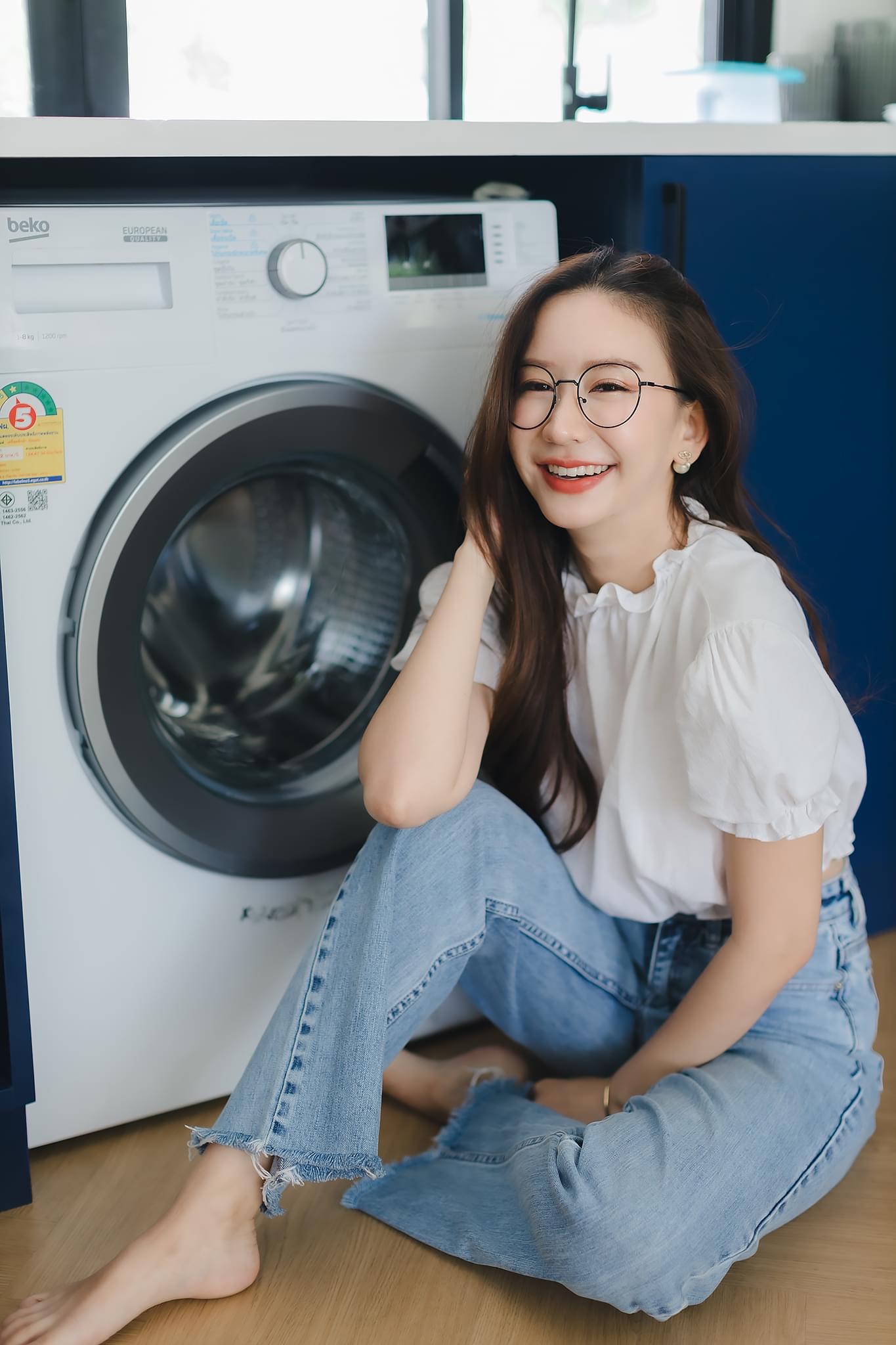 [ แพรวา k.praewa สาวแว่น...ซักผ้ามั้ย 7 รูป ]