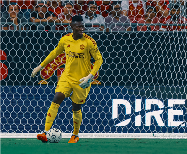 ชอตโอนาน่าวิ่งออกมาครึ่งสนาม