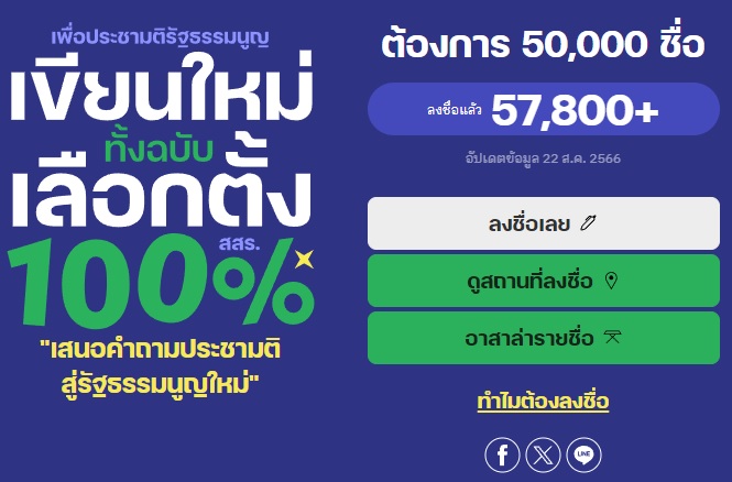 แคมเปญ ilaw ครบ 50 k