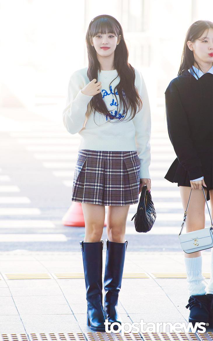 Kim Minnie ลุคสนามบินวันนี้หวานละมุมมาก