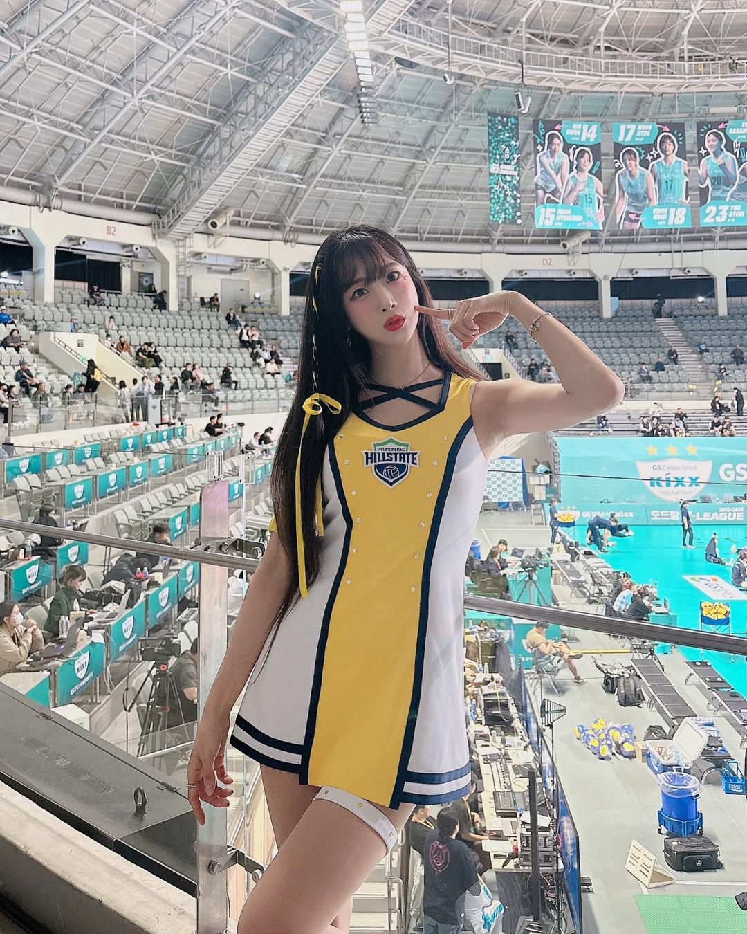 เก็บได้ข้างสนาม kovo v league ( Kim Han-na 4G สะเทือน)