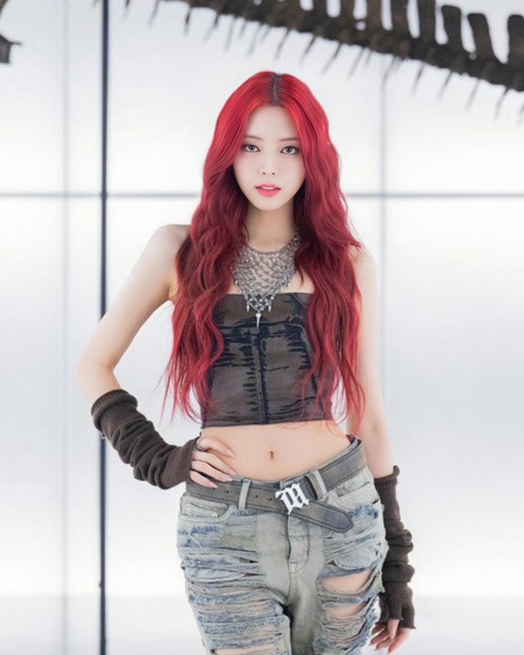 [ Yuna itzy ] 1 Set หุ่นดี