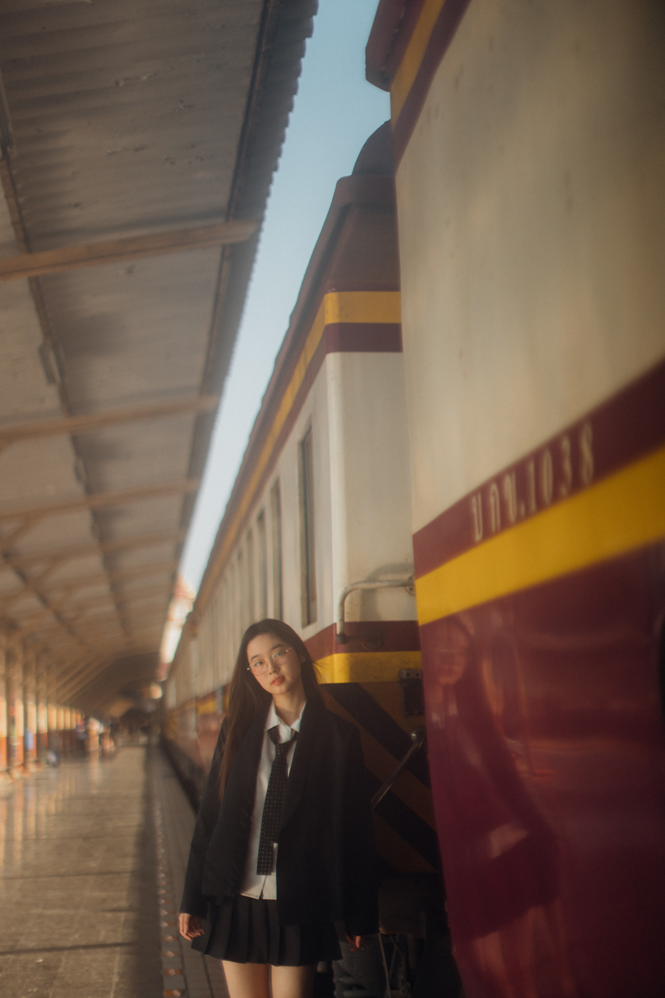 น้องพิม ทันตะ @ สถานีรถไฟเชียงใหม่ 1 Set