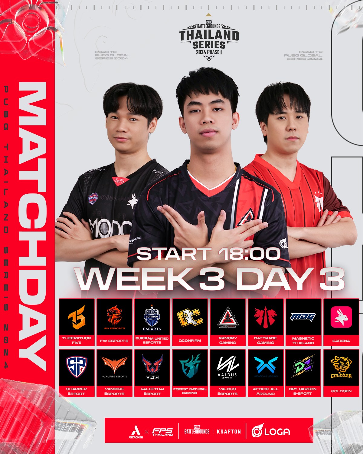 [PUBG] THAILAND.SERIES'24.W3D3