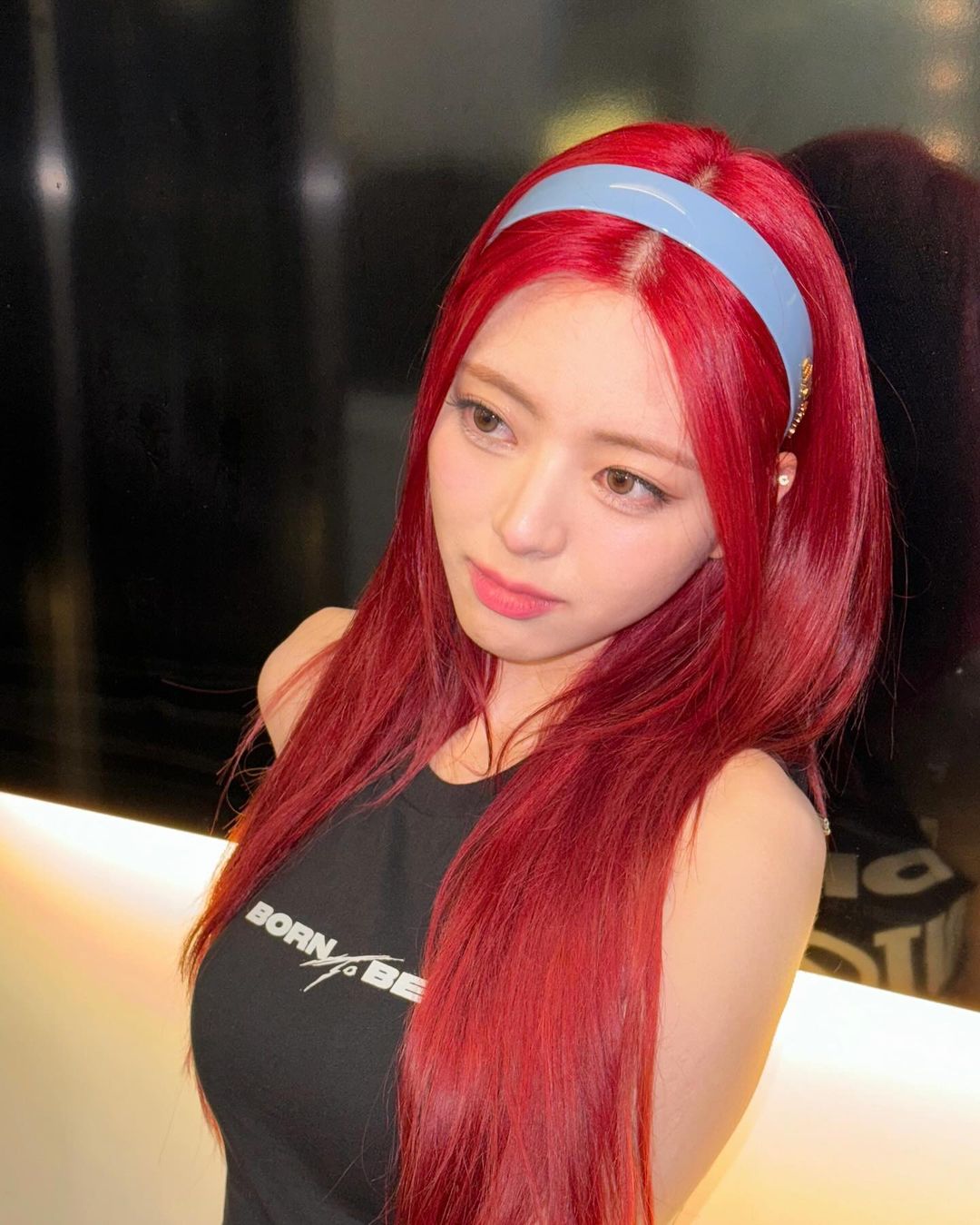 YUNA itzy 7 รูป ผมแดง