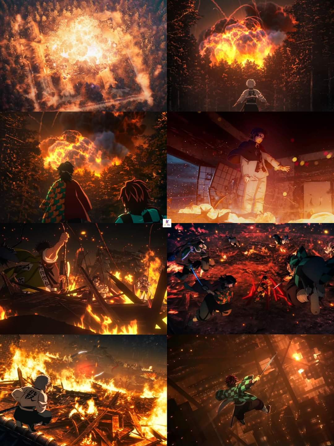 Demon slayer - งานภาพของ ufotable
