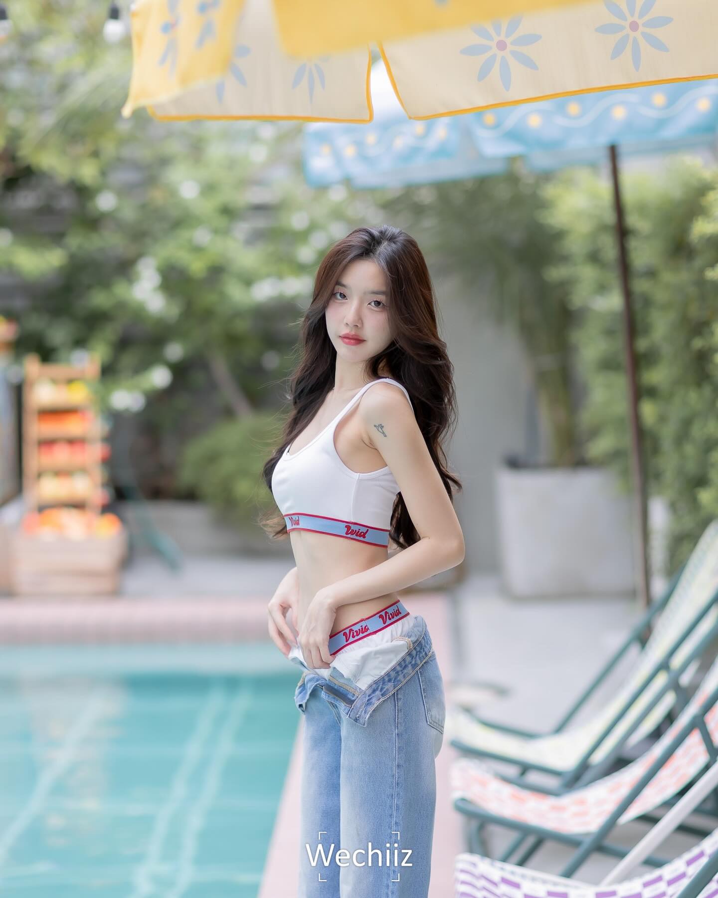 น้องนีนี่ n.niniee 7 รูป ริมสระ