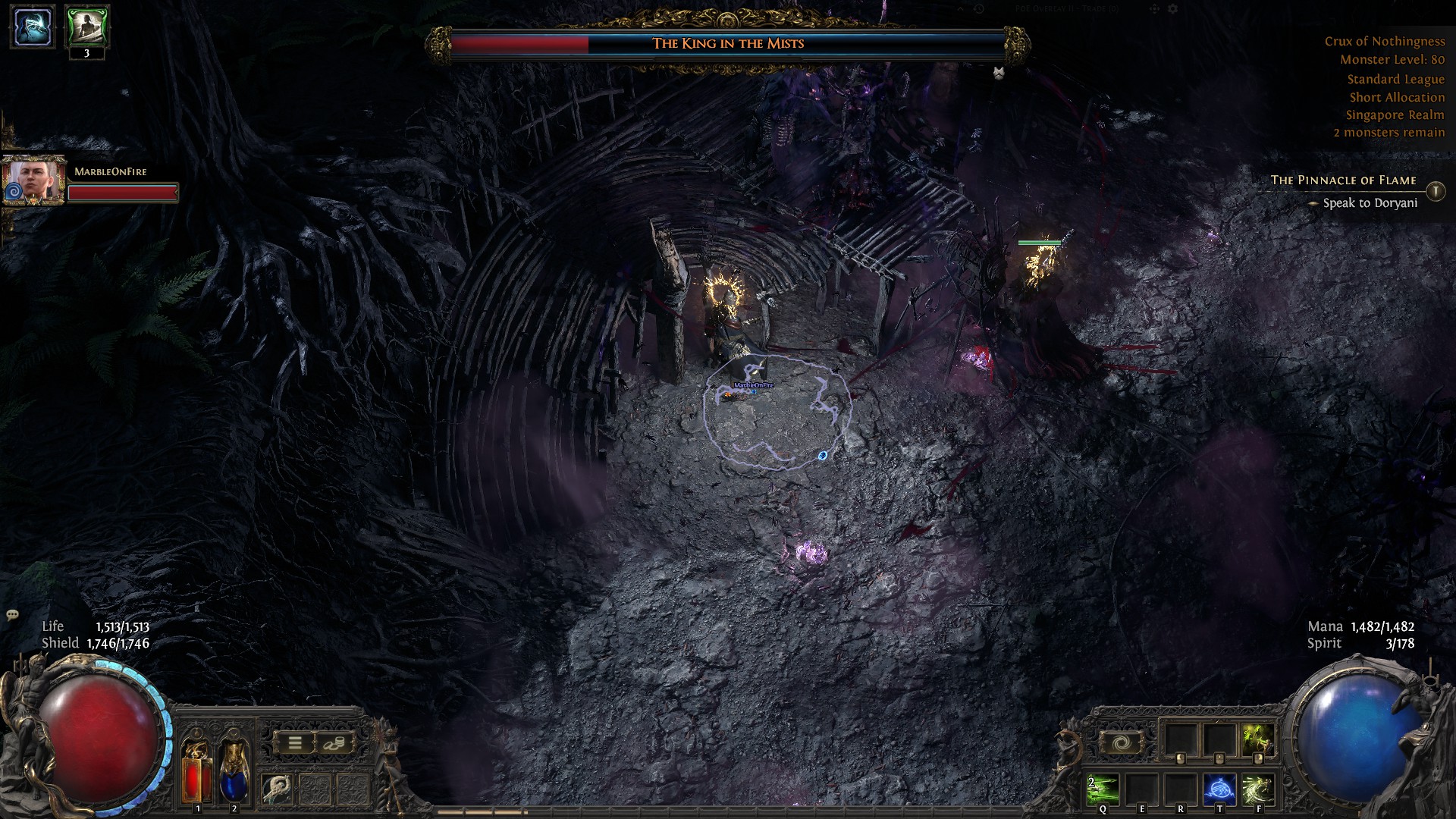 Technical Support (Path of Exile 1) - The King in The Mist Boss Bug ...